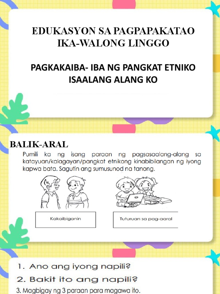 Esp-Q2-Week 8-Day 1 | PDF