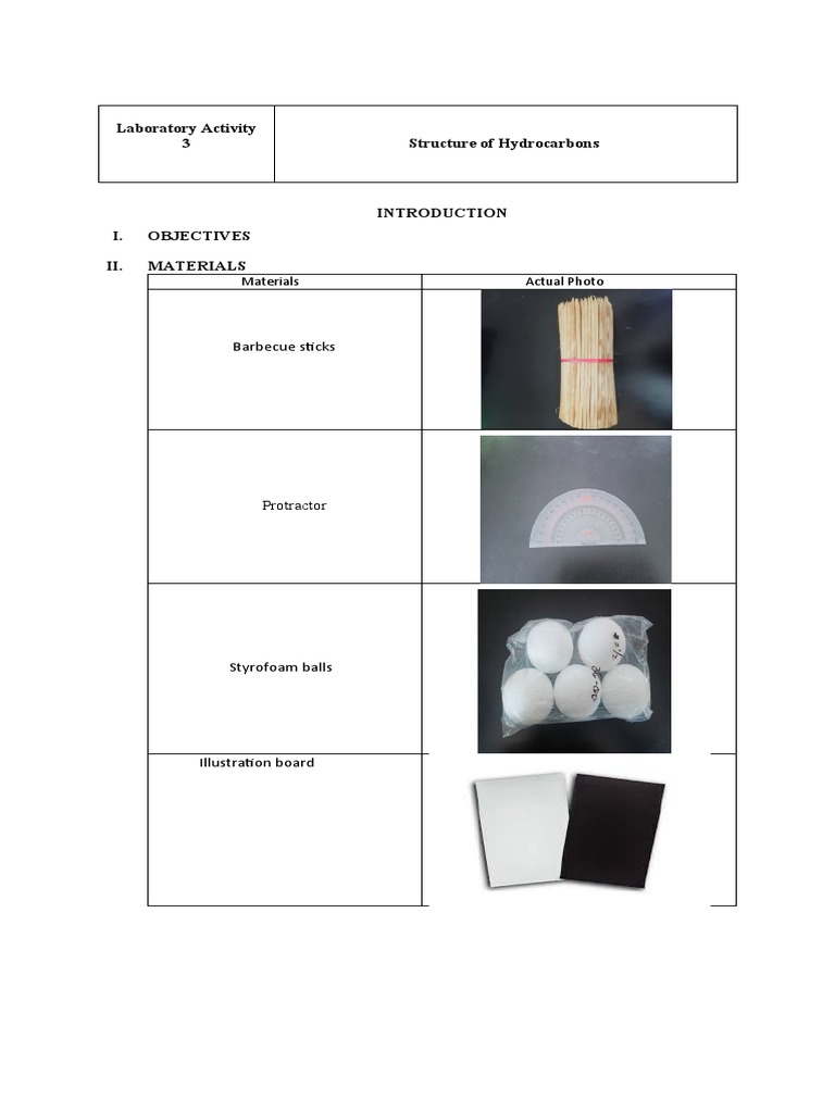 Lab Activity 3 Edited Download Free Pdf Hydrocarbons Aromaticity 