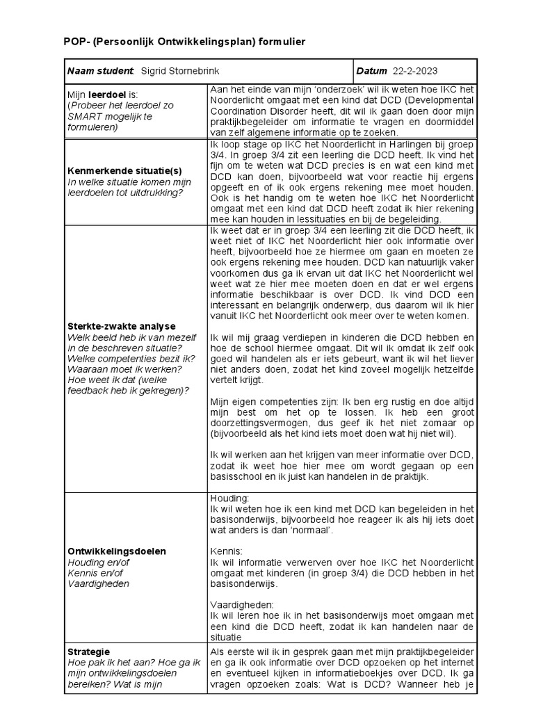 POP-formulier goed | PDF