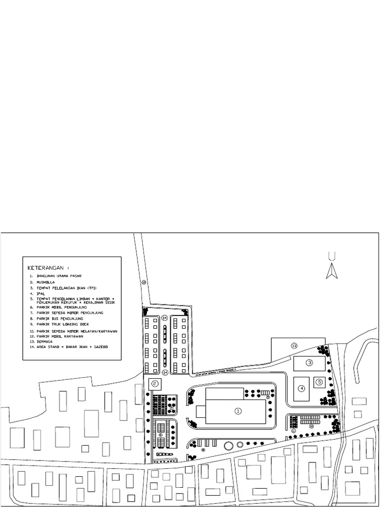 Siteplan Pasar | PDF