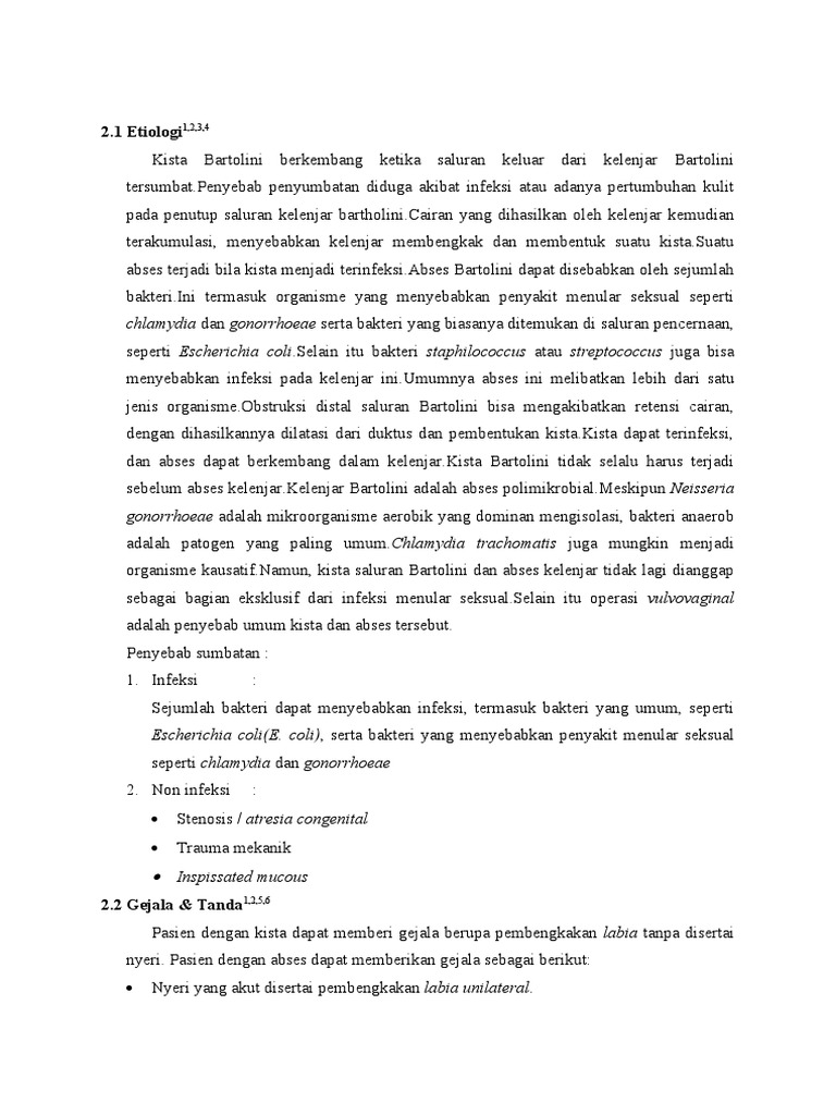 Abses Bartolini | PDF