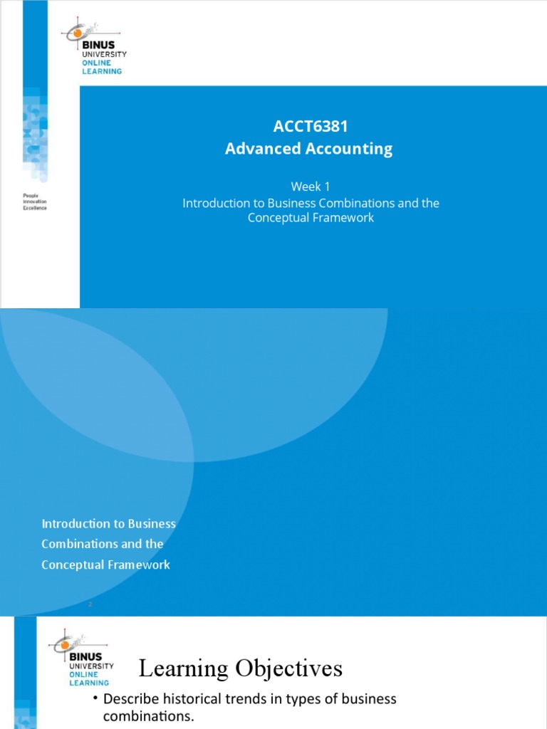 PPT1-Introduction To Business Combinations and The Conceptual Framework | PDF | Generally ...