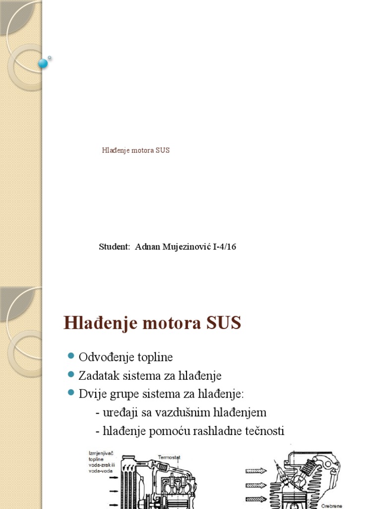 Hlađenje Motora SUS | PDF