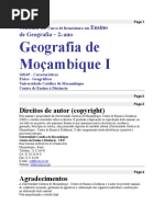 Características do Relevo de Moçambique | PDF | Moçambique | Terreno