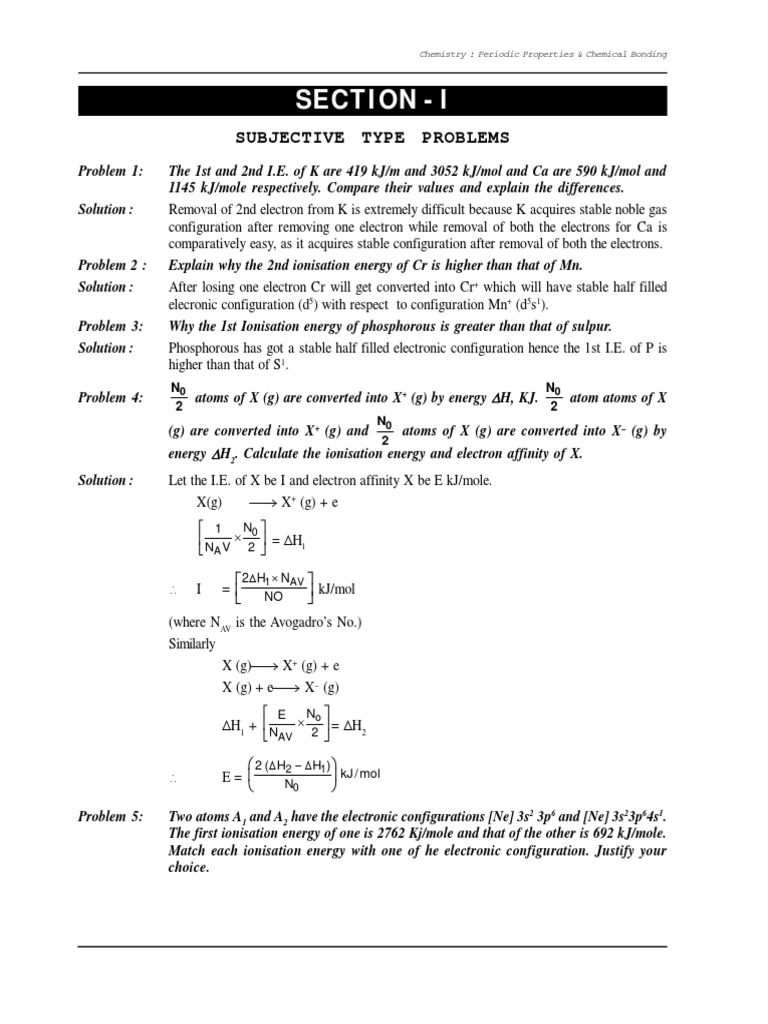 Periodic Properties-02 Solved Problems | Download Free PDF | Molecular ... Periodic Properties-02 Solved Problems | Download Free PDF | Molecular ...