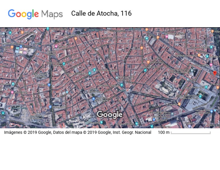 Calle de Atocha, 116 - Google Maps | PDF