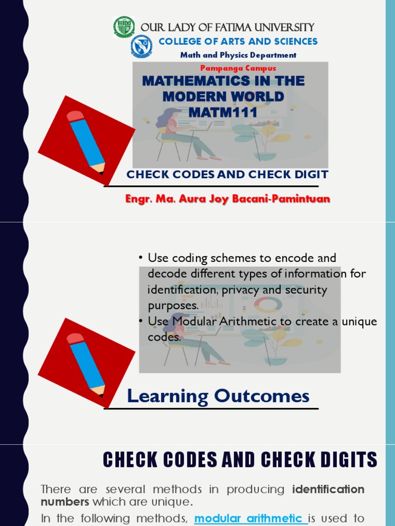 PPT_CHECK CODES AND CHECK DIGITS | PDF | Universal Product Code | Computing