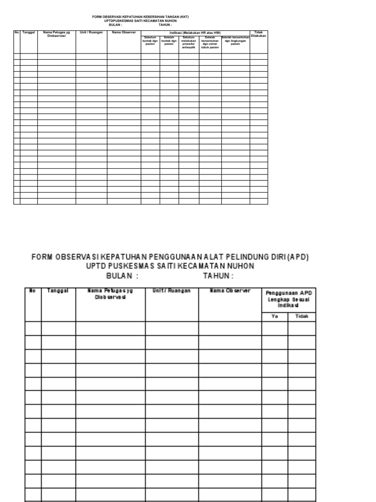 Format Bantu INM | PDF