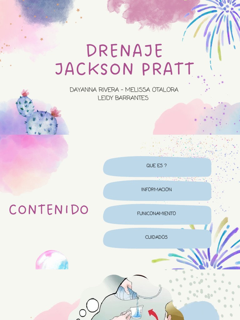 Drenaje Jackson Pratt: Guía y Cuidados | PDF
