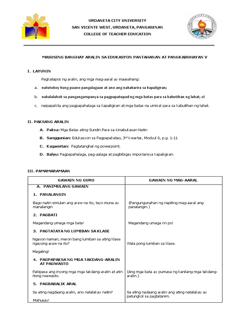 Epp Lessonplan Gabuyo | PDF