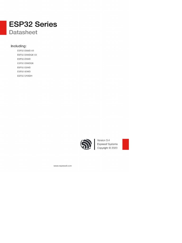 ESP32 PDF, ESP32 Description, ESP32 Datasheet, ESP32 View ...