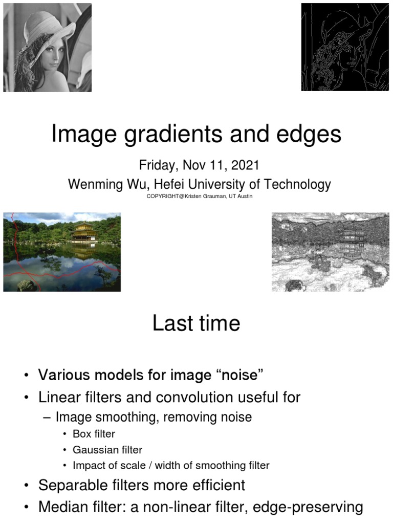 Lecture 2 Gradient Edges | PDF | Telecommunications Engineering ...