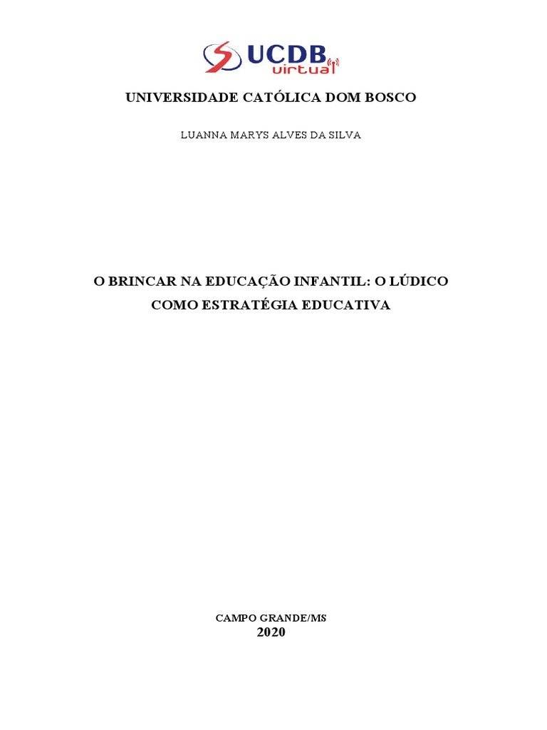 TCC - Devolutiva - 22 - 08 - Luanna - 4 - 1 Corrigido | PDF | Aprendizado | Pedagogia