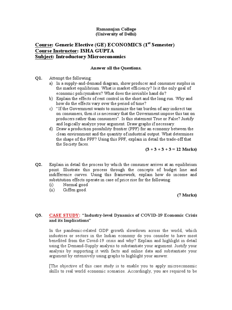 Assignment GE (2023) | PDF | Academic Dishonesty | Taxes