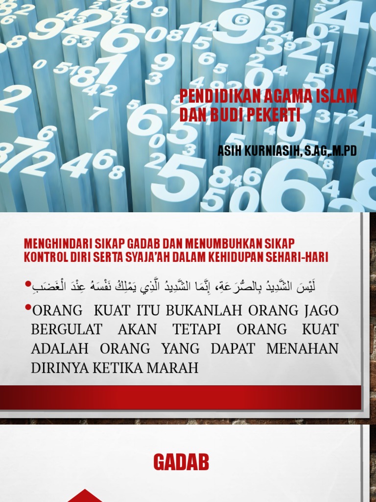 Menghindari Gadab dan Kontrol Diri | PDF