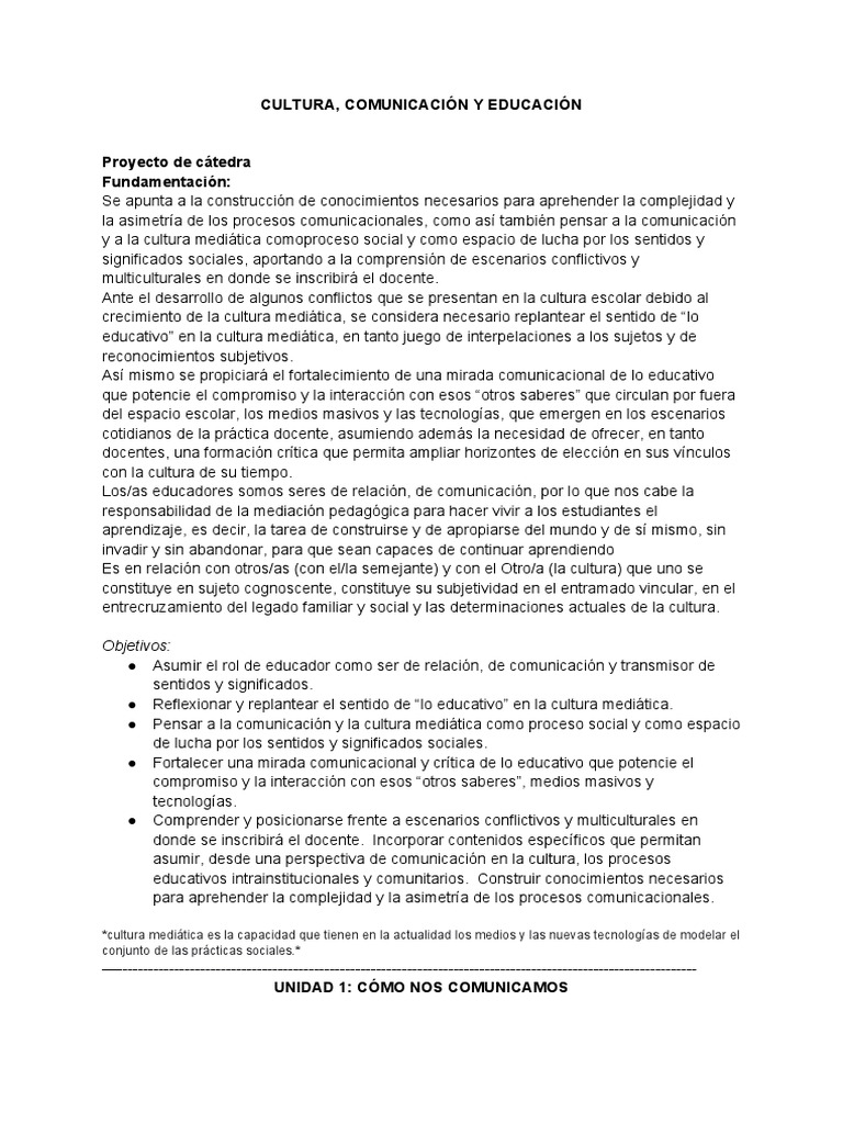 Final CCyE | PDF | Comunicación | Aprendizaje