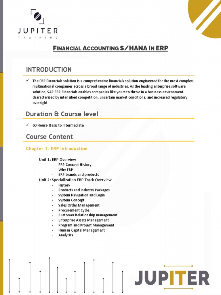 Financial Accounting S4hana in ERP 2020 | PDF | Enterprise Resource ...