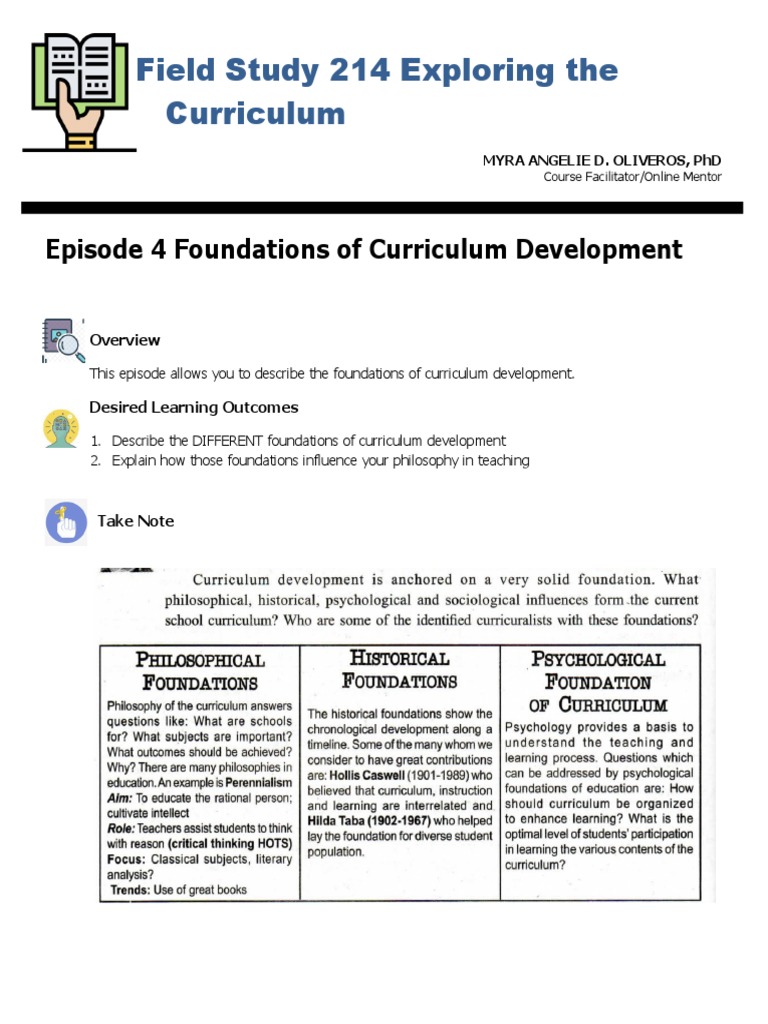 Field Study 214 Episodes 4,5, and 6 | PDF | Curriculum | Teachers