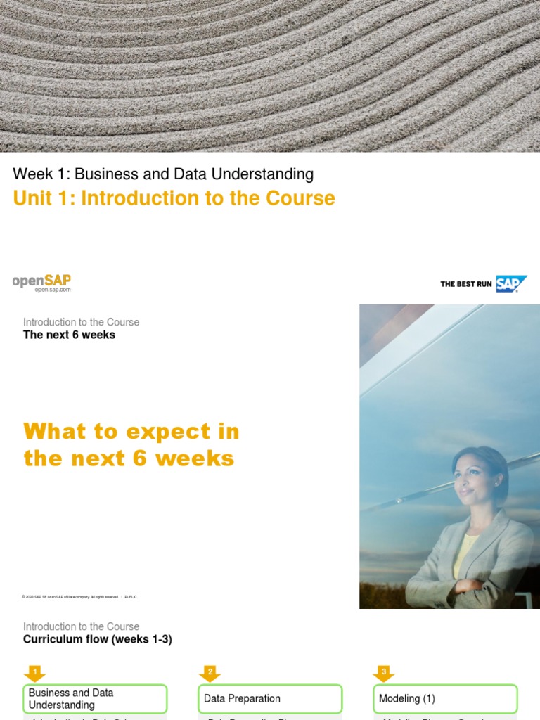 OpenSAP Ds3 Week 1 Unit 1 INTRO Presentation | PDF | Information ... OpenSAP Ds3 Week 1 Unit 1 INTRO Presentation | PDF | Information ...