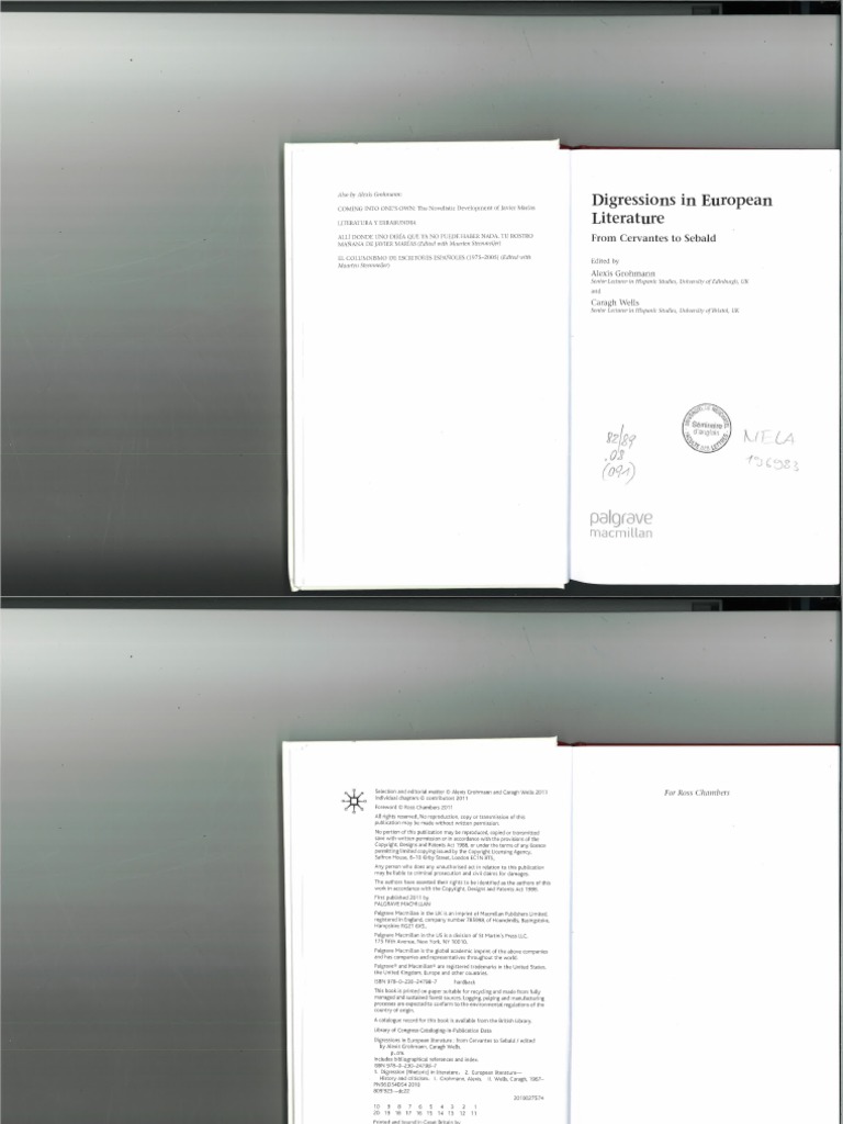 Robbins - Digresiones en El Persiles | PDF