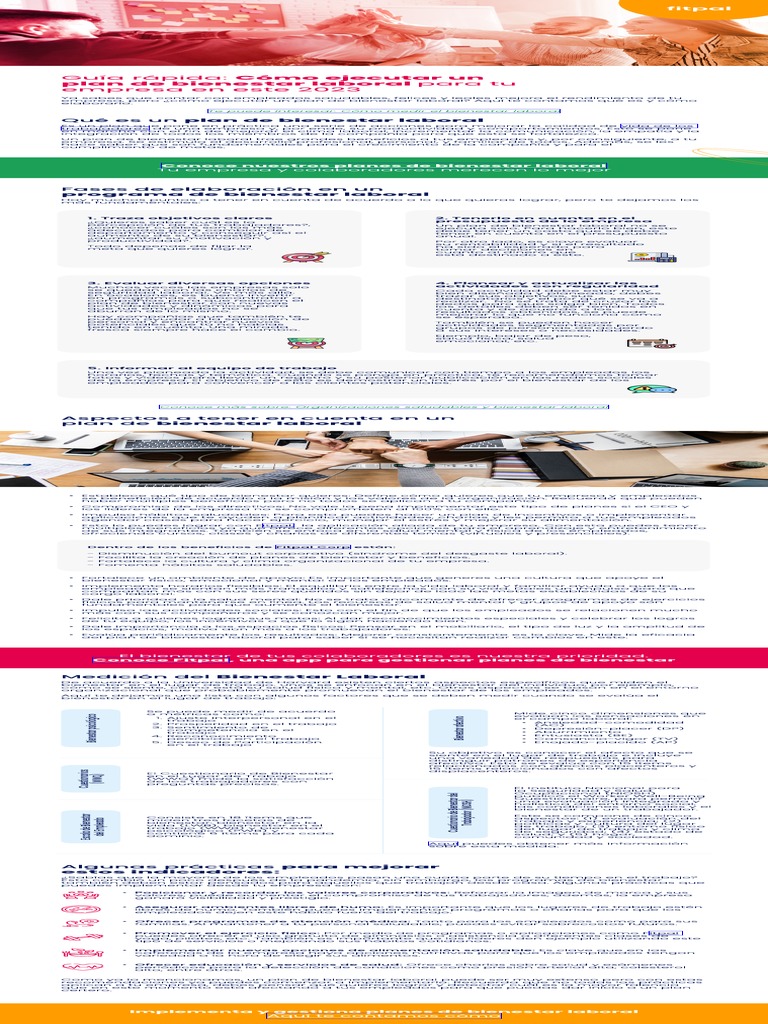 Guía Rápida - Cómo Ejecutar Un Plan de Bienestar Laboral para Tu Empresa en Este 2023 | PDF ...