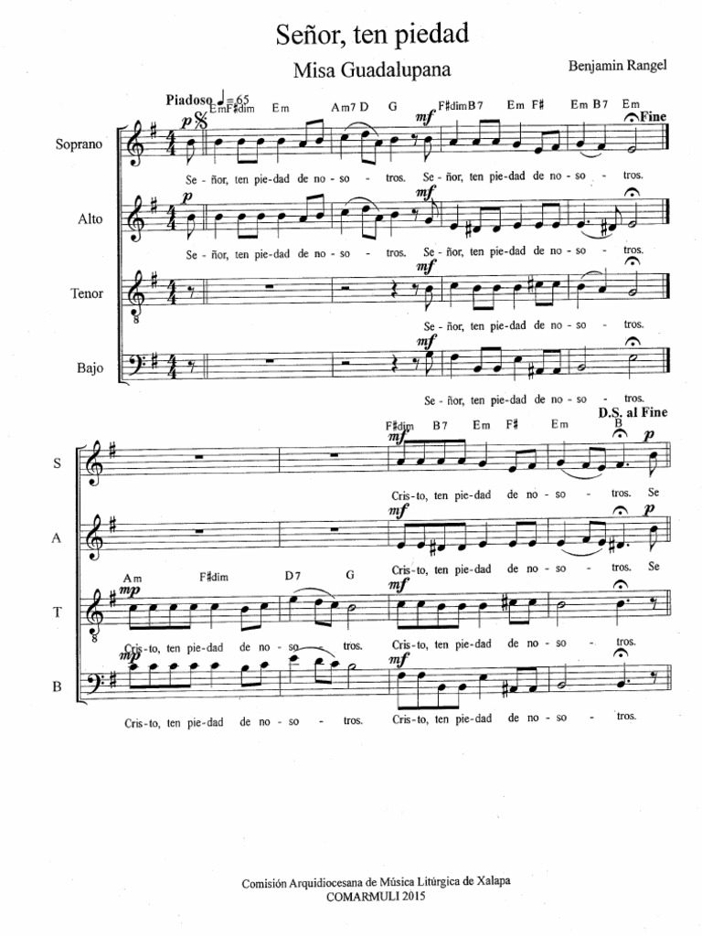 Misa Guadalupana Benjamín Rangel | PDF