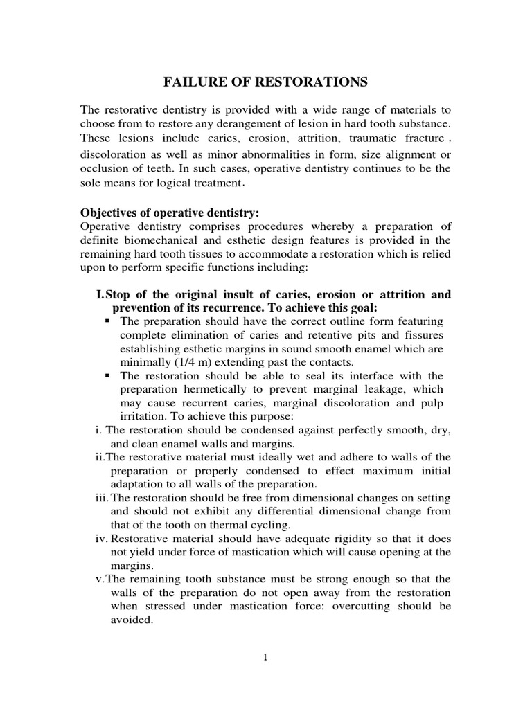 5 OPERATIVE Dentistry-Fifth year-FIFTH lect-16-4-2020-FAILURE OF ...