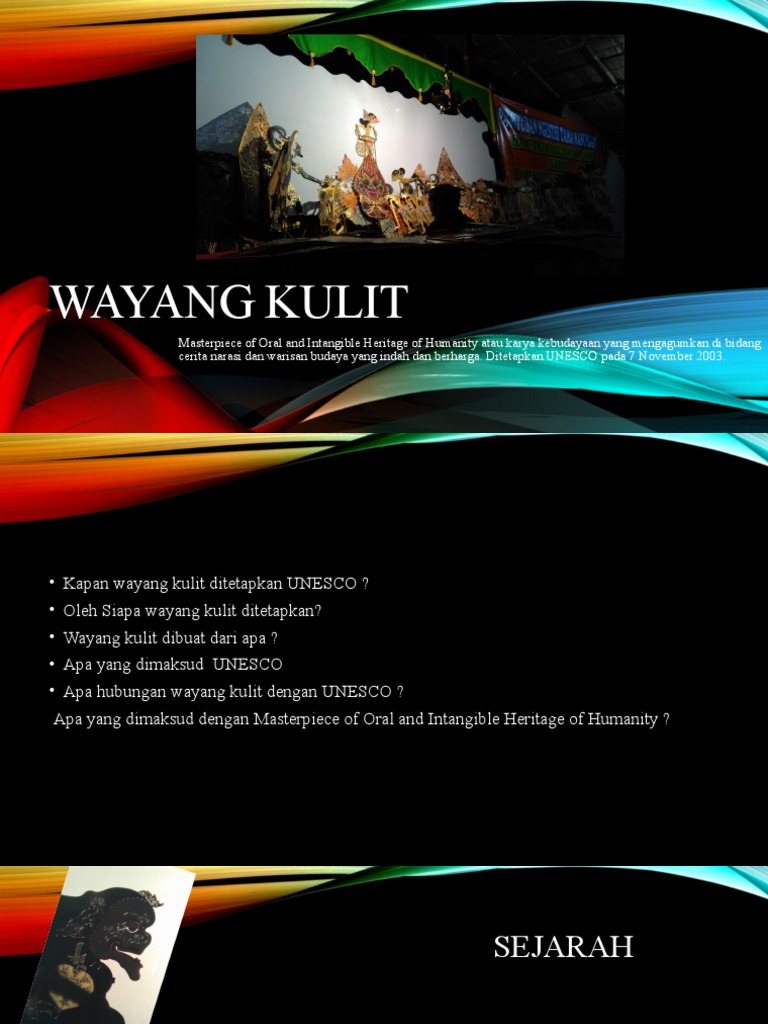 Materi Wayang Kulit | PDF | Fiksi Umum
