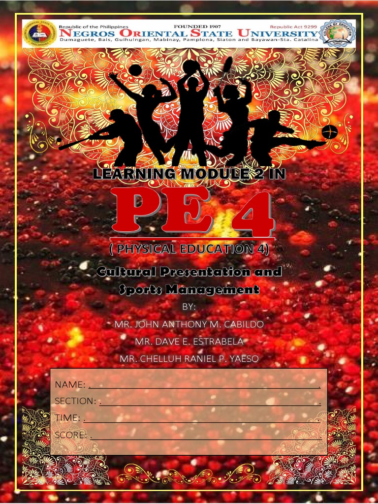 P e - 4-Module | Download Free PDF | Learning | Leadership