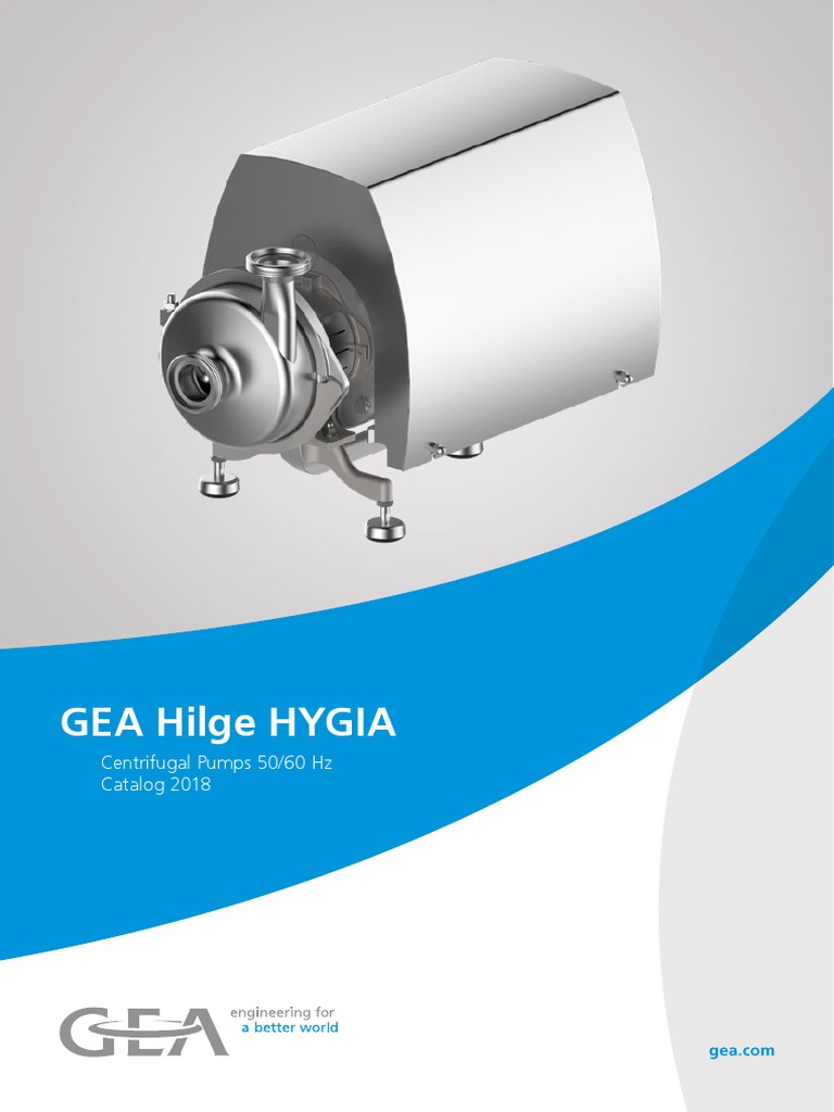 Gea Hilge Hygia Catalog - tcm11 29780 | PDF | Pump | Sustainability