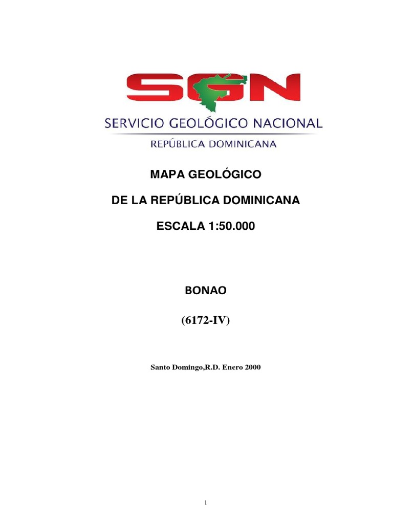 Bonao | PDF | Minerales | Roca (geología)