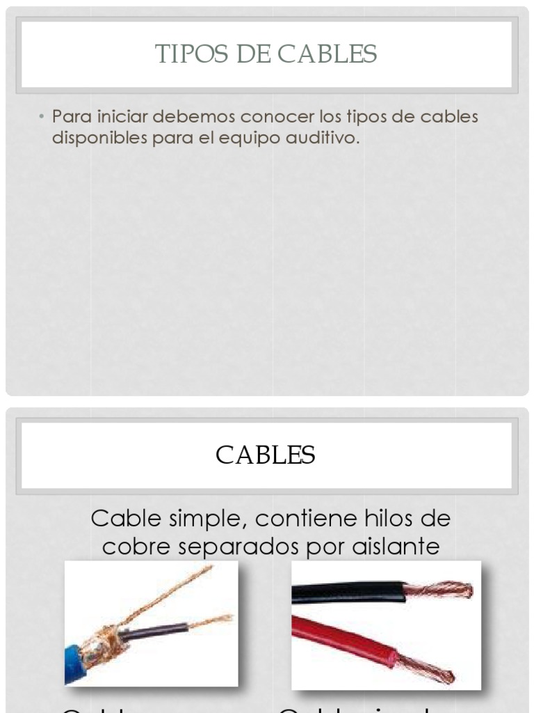 Tipos de Cables y Conectores de Audio | PDF