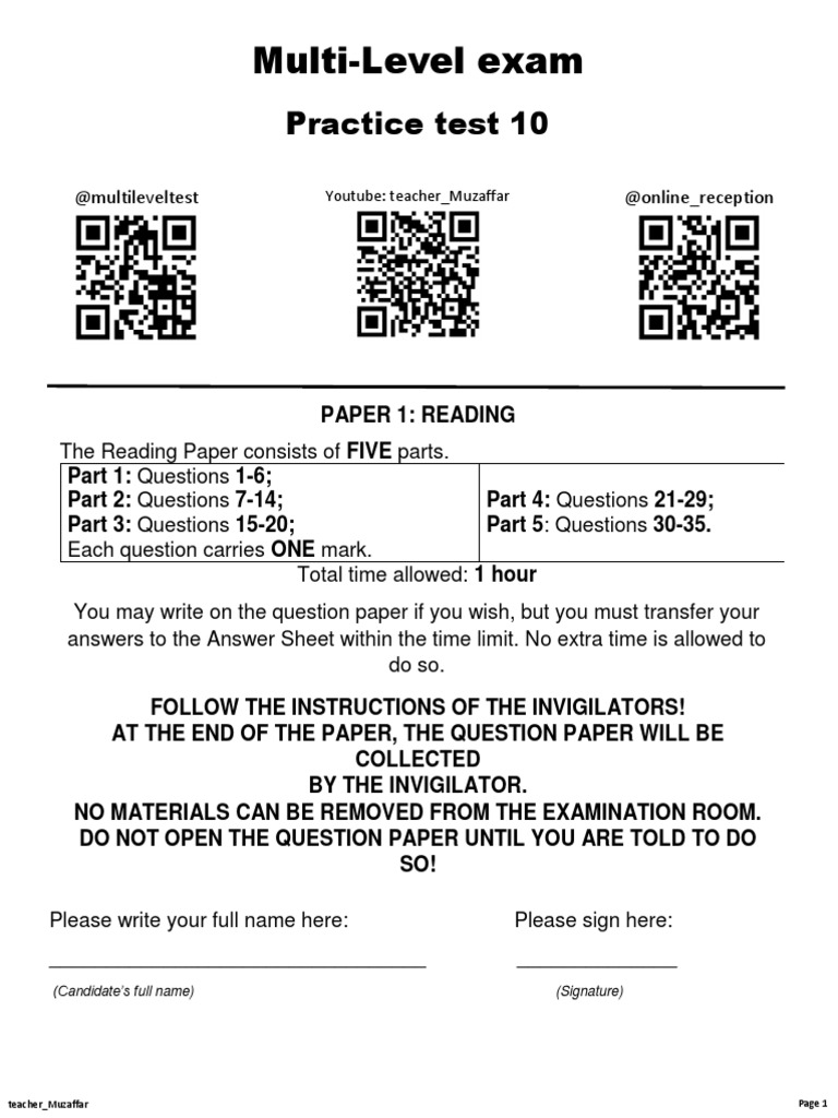 Reading Test 10 | PDF | Intelligence | Cognitive Development
