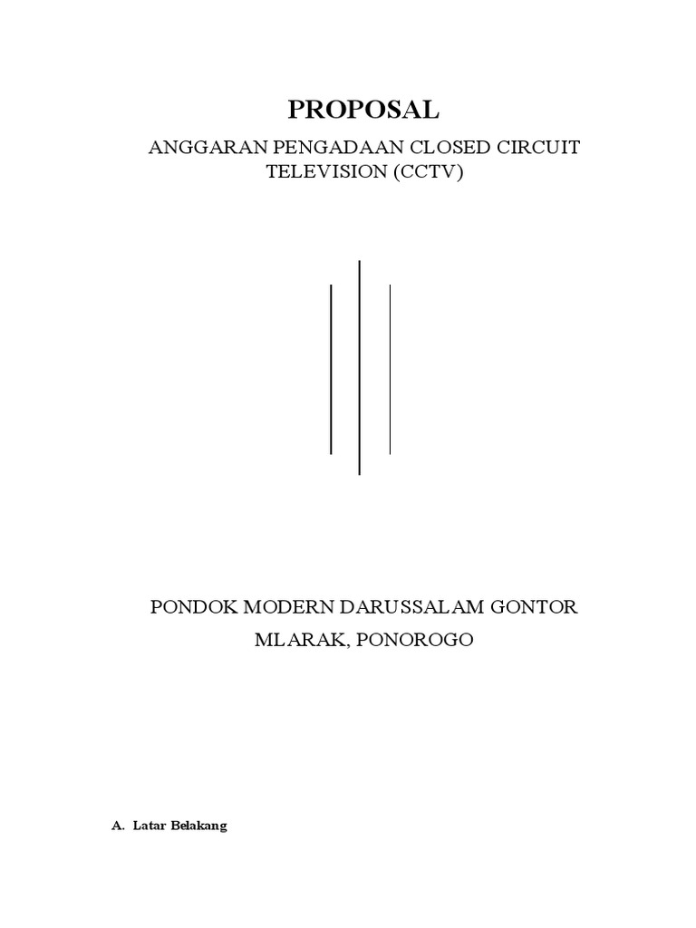 Proposal CCTV Rev | PDF