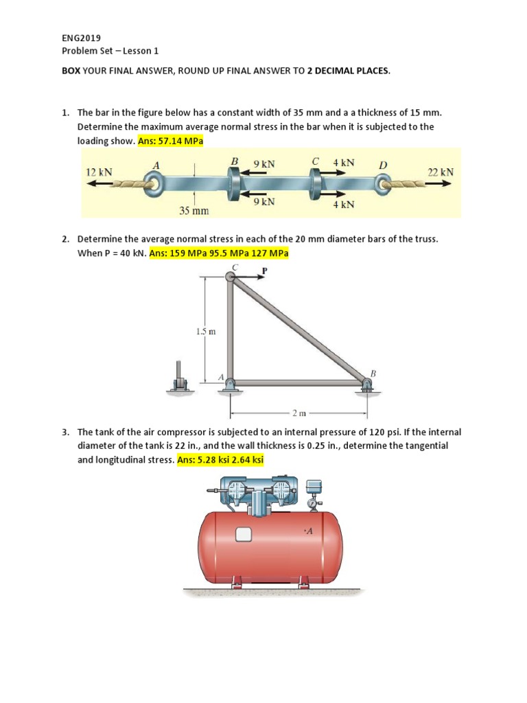 Mechanics - Practice Problem | PDF