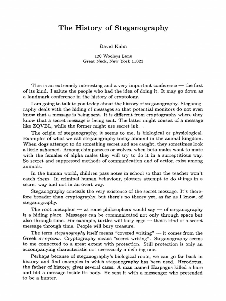 History of Ste | Download Free PDF | Cryptography | Achaemenid Empire