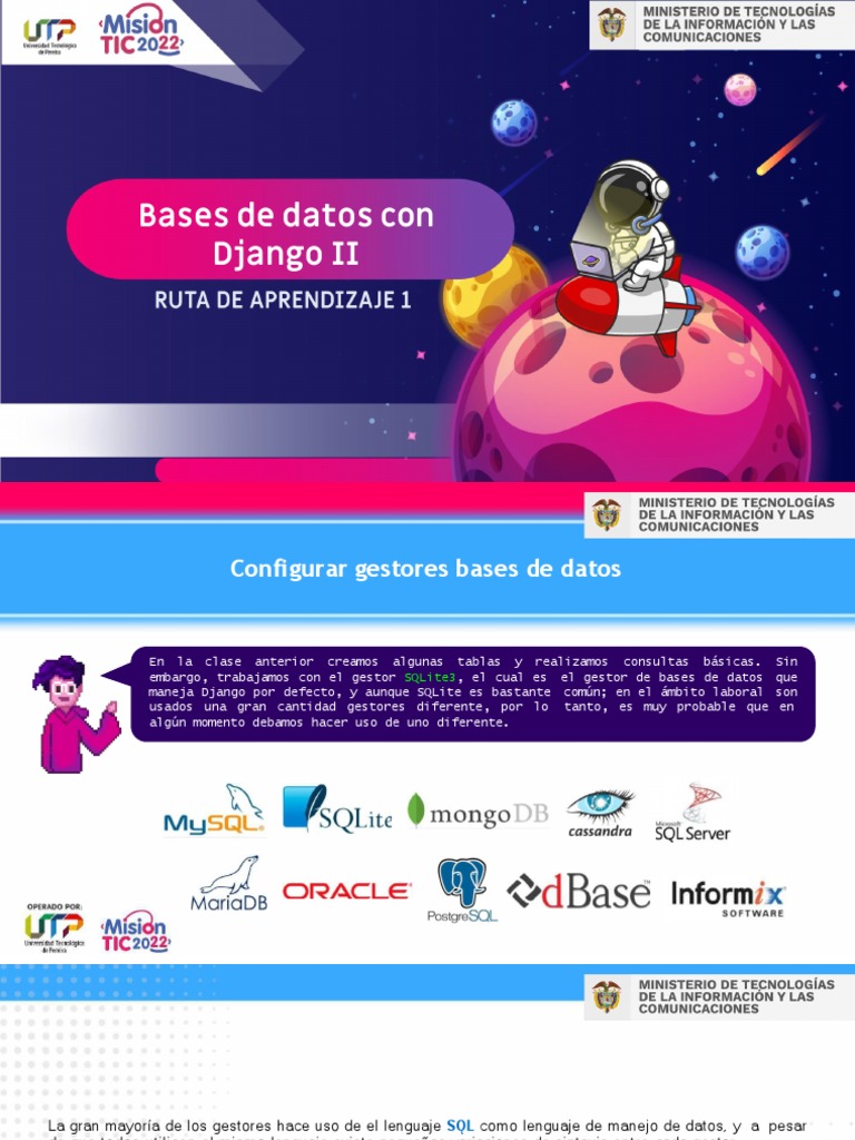 Clase 1 - Bases de Datos Con SQL - Compressed VF | PDF | Python (lenguaje de programación ...