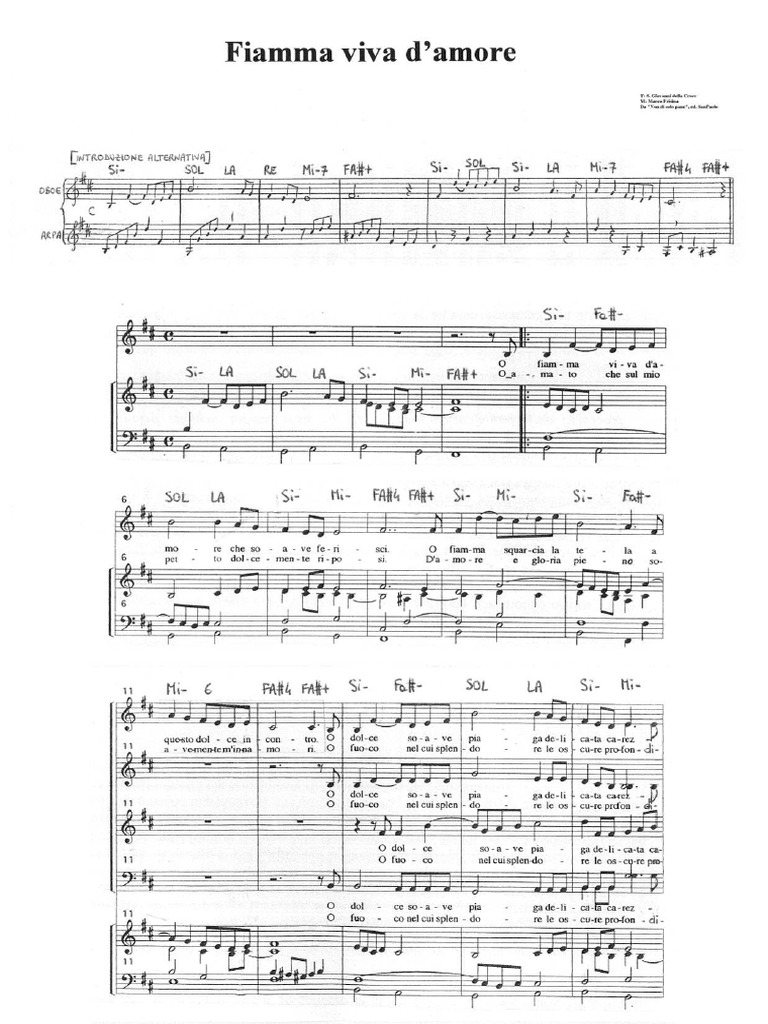 Fiamma Viva Frisina | PDF