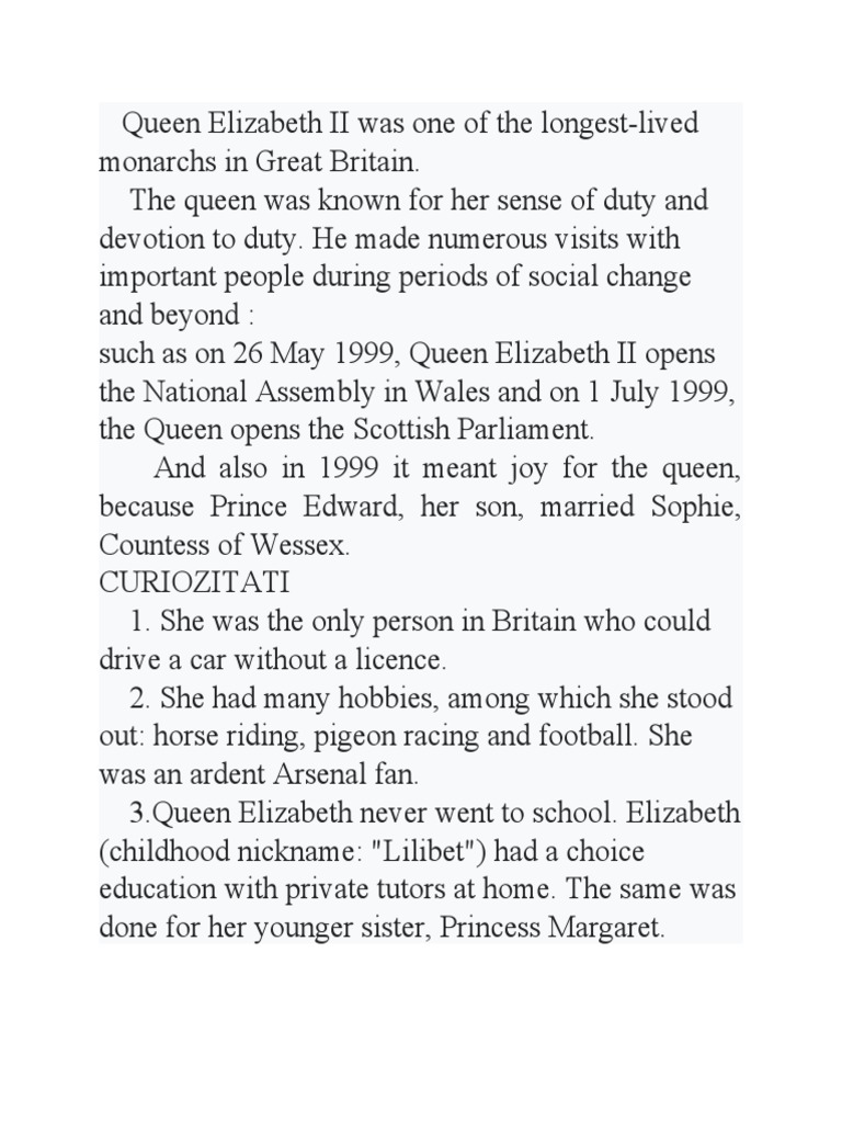 Queen Elizabeth II | PDF