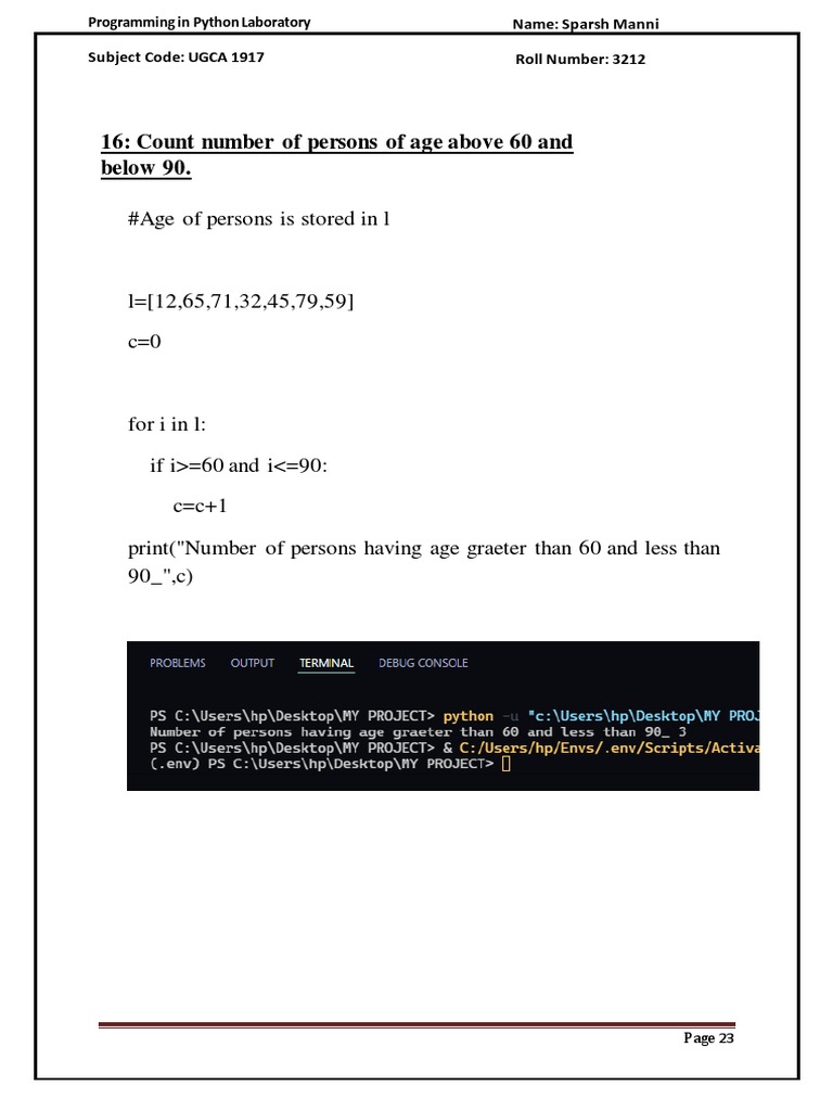 16to20 Programs | PDF | Mathematical Relations | Applied Mathematics