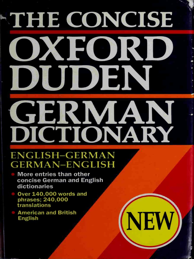 The Concise Oxford Duden German Dictionary (PDFDrive) | PDF | English Language | German Language