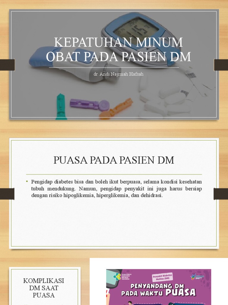Kepatuhan Minum Obat Pada Pasien DM | PDF | Pengembangan Diri