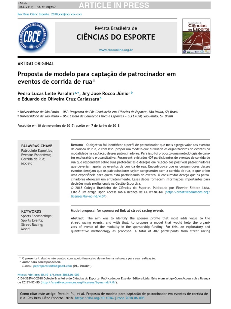 Modelo de Captação de Patrocinadores | PDF | Marca | Mercado (economia)
