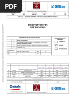 FireProofing Specification | PDF | Structural Steel | Pipe (Fluid Conveyance)