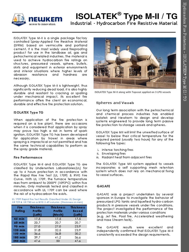 Newkem Isolatek MII TG PDS | PDF | Materials | Building Engineering