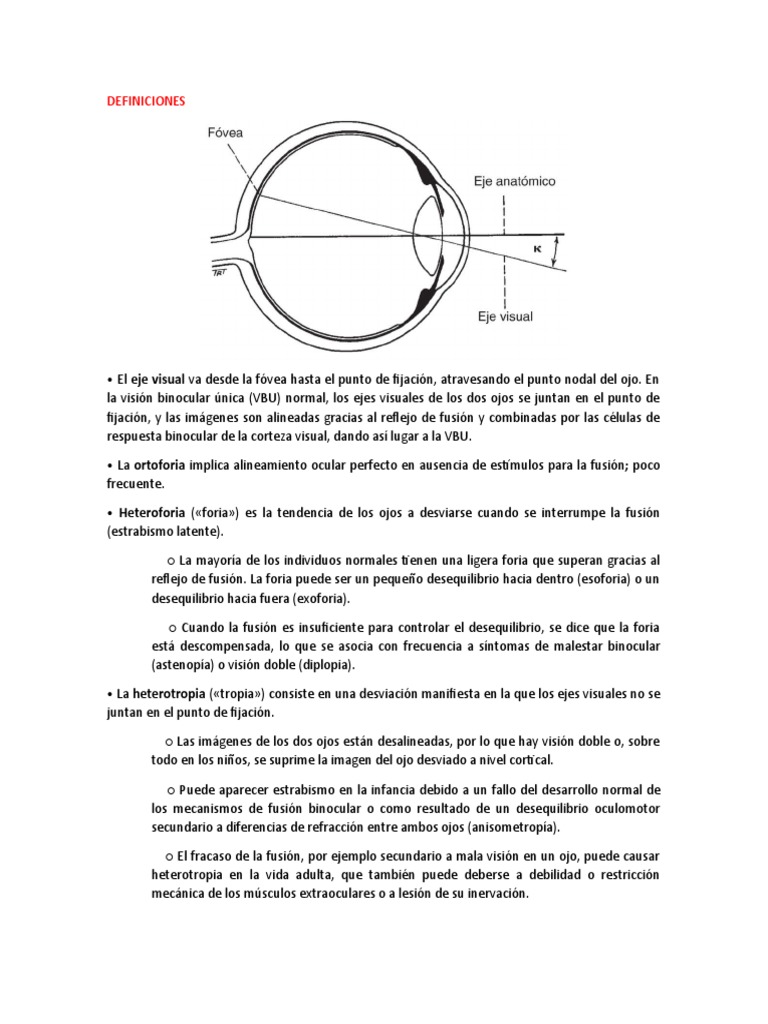 ESTRABISMO | PDF | Ojo | Ojo humano