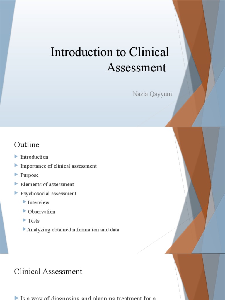 Clinical Assessment in Psychology Overview | PDF | Psychology ...