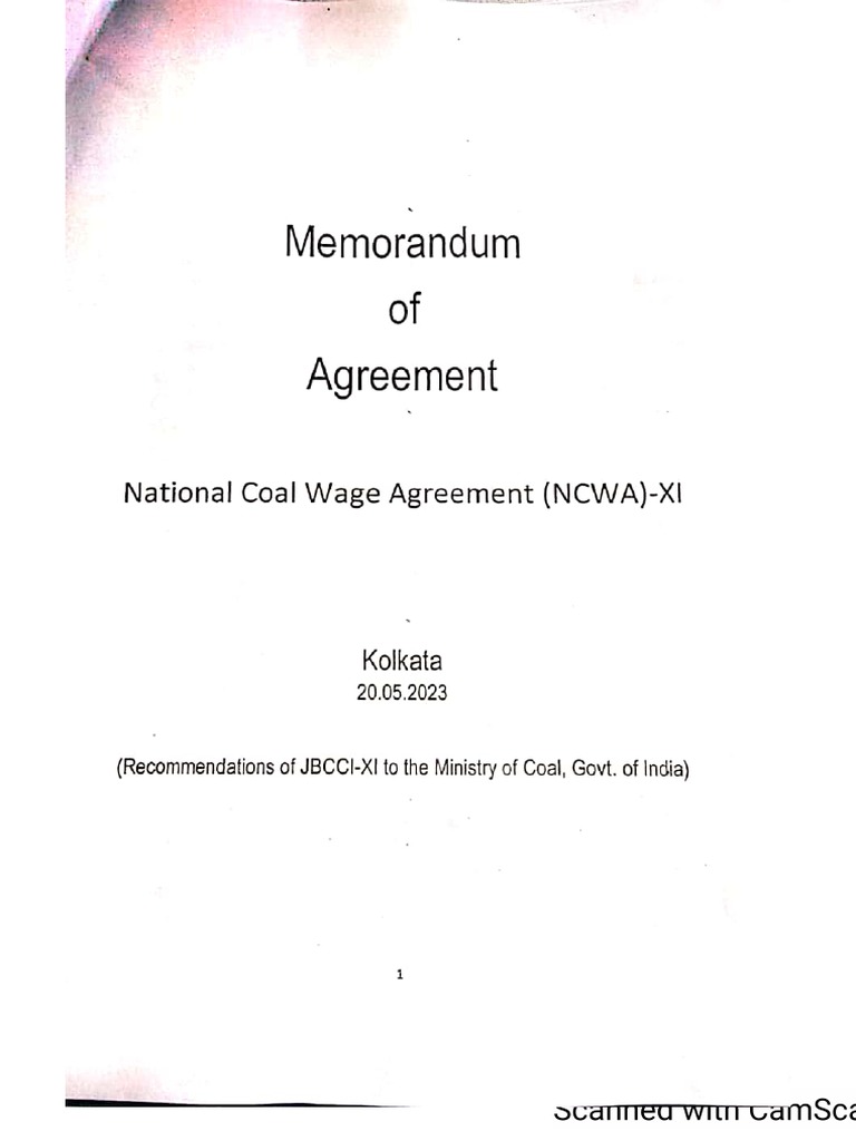 Draft of NCWA - XI | PDF