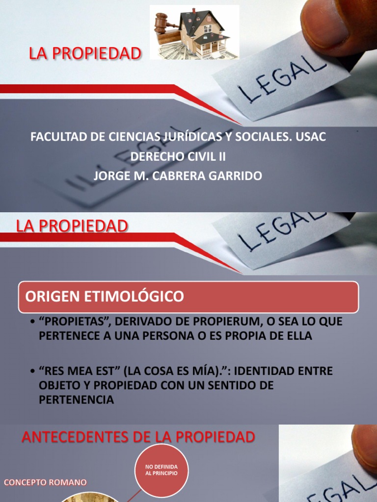 La Propiedad | PDF | Propiedad | Dominio eminente