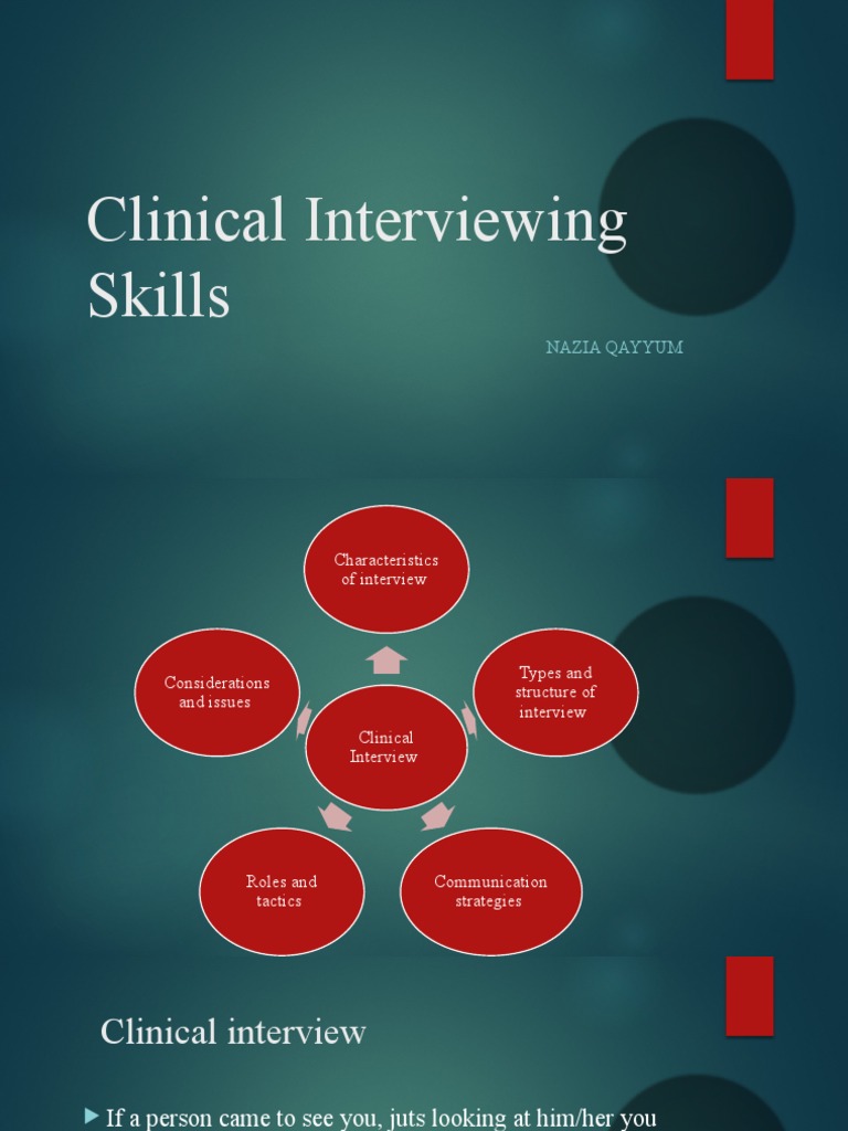 Clinical Interviewing Skills | PDF | Mental Disorder | Counseling ...